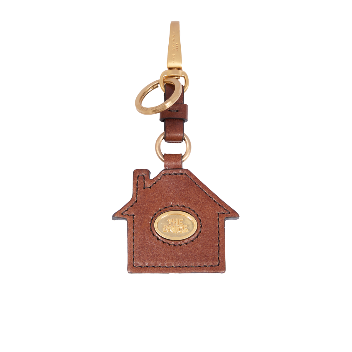 KEY RING BROWN/GOLD | The Bridge
